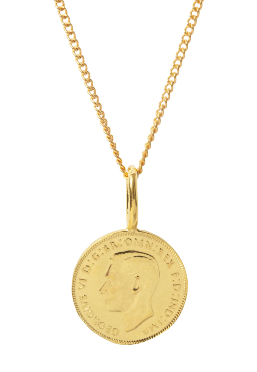 English Farthing | Coin | Charm | Gold Plated – Katie Mullally